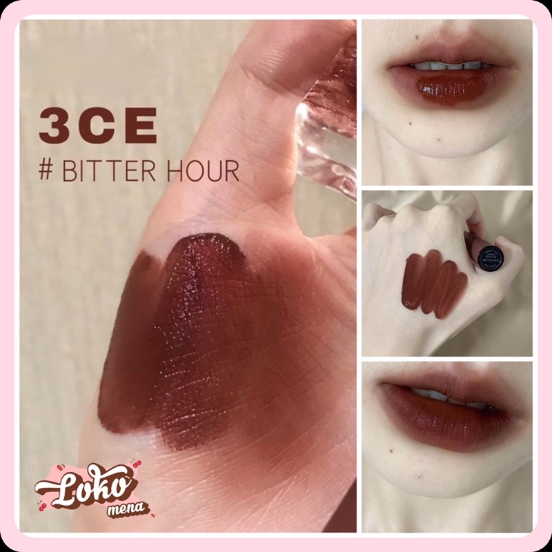 Son kem lì 𝟯𝗖𝗘 𝘃𝗲𝗹𝘃𝗲𝘁 𝗹𝗶𝗽 𝘁𝗶𝗻𝘁 𝟮𝟬𝟮𝟭 -bitter hour | Shopee Việt Nam