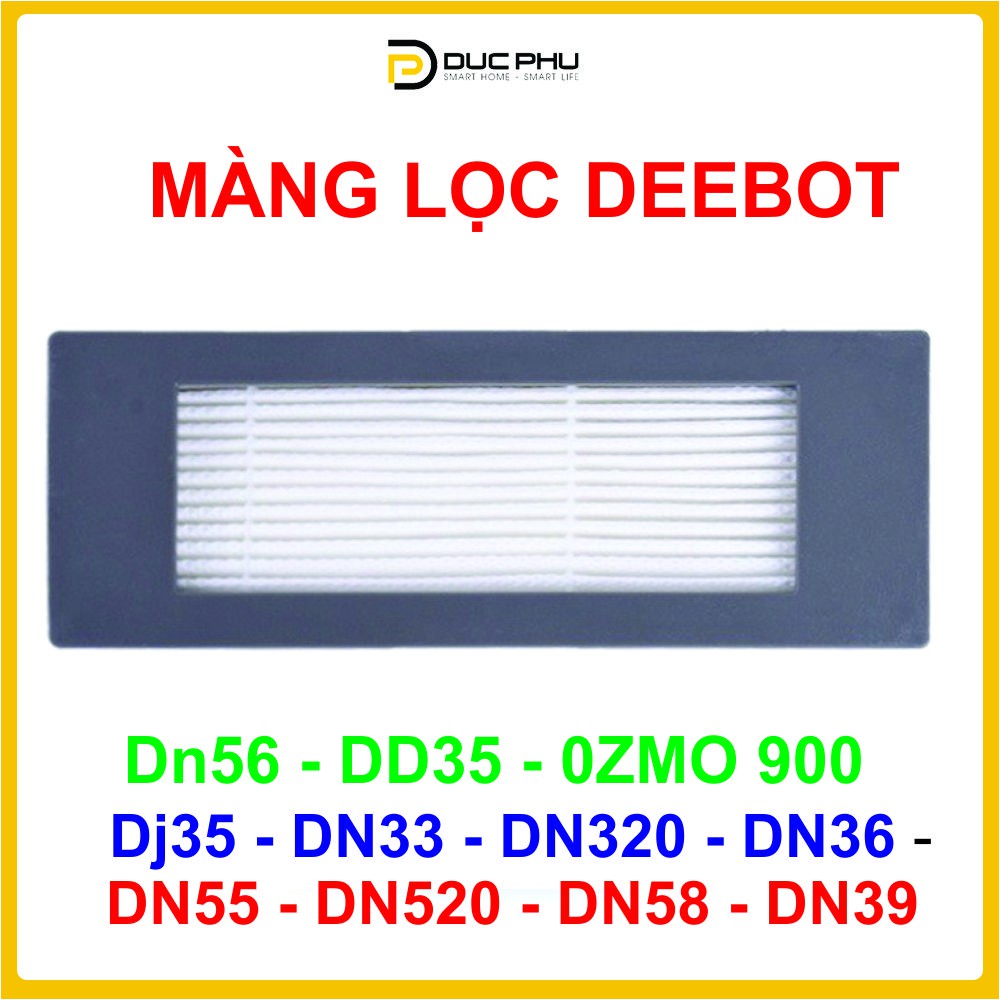 Màng lọc Hepa cho Robot hút bụi Deebot DN33 DN320 DN36 DN39 DN55 DN520 ...