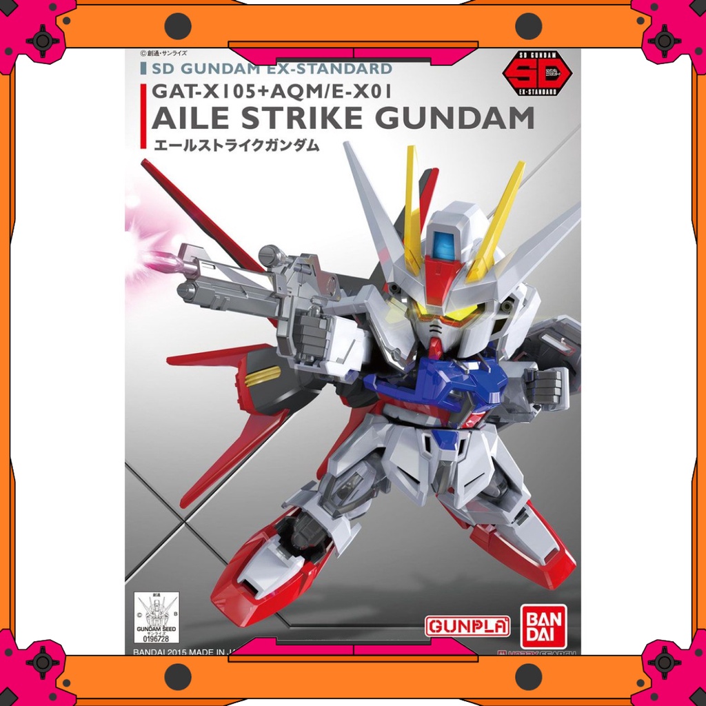 Mô hình lắp ráp Bandai Gundam SDEX SD Ex Standard Aile Strike Gundam | Shopee Việt Nam