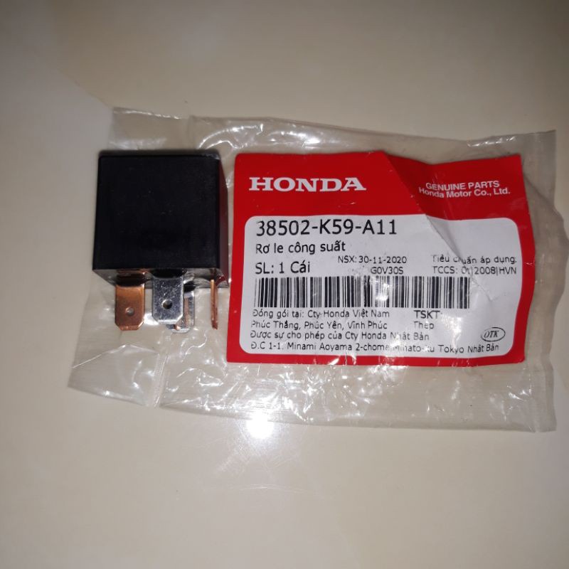 Rờ le đề 5 chân 38502-K59-A11 vario click 125 150 2013 2015 2012019 sh mode air blade ab 125 ...