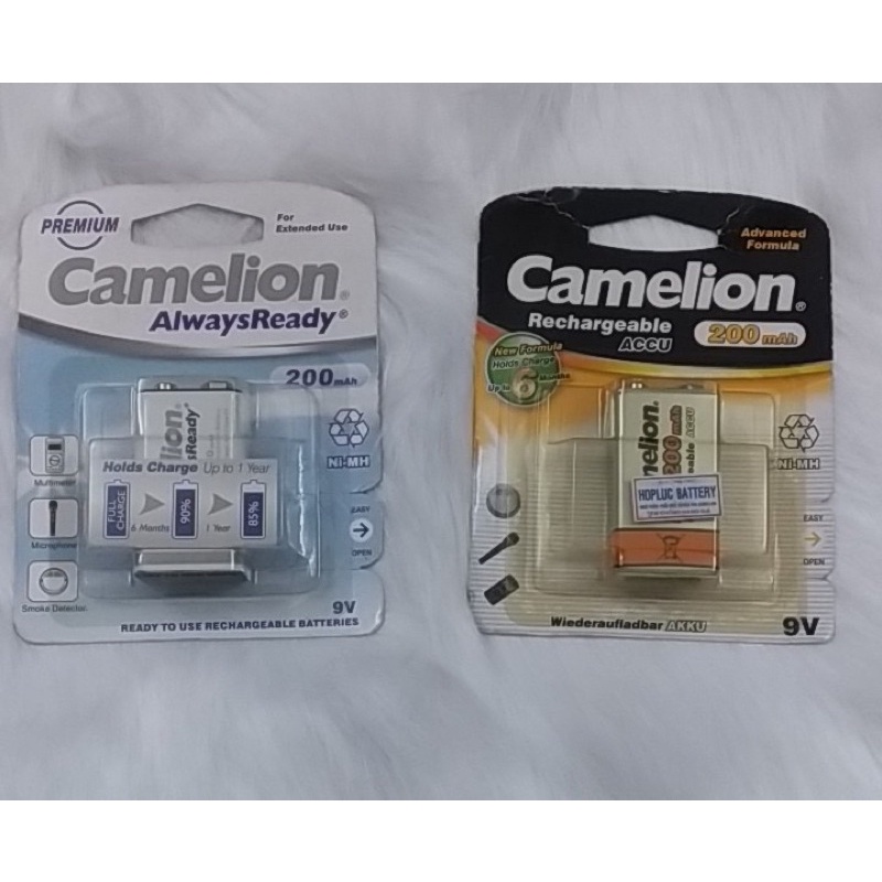 [CHÍNH HÃNG] Pin sạc 9V Camelion 200mAh (1 vỉ /viên) | Shopee Việt Nam