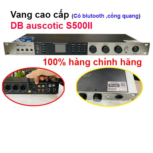 Vang số DB auscotic S500II (100% chính hãng) có cổng quang + blutooth | Shopee Việt Nam