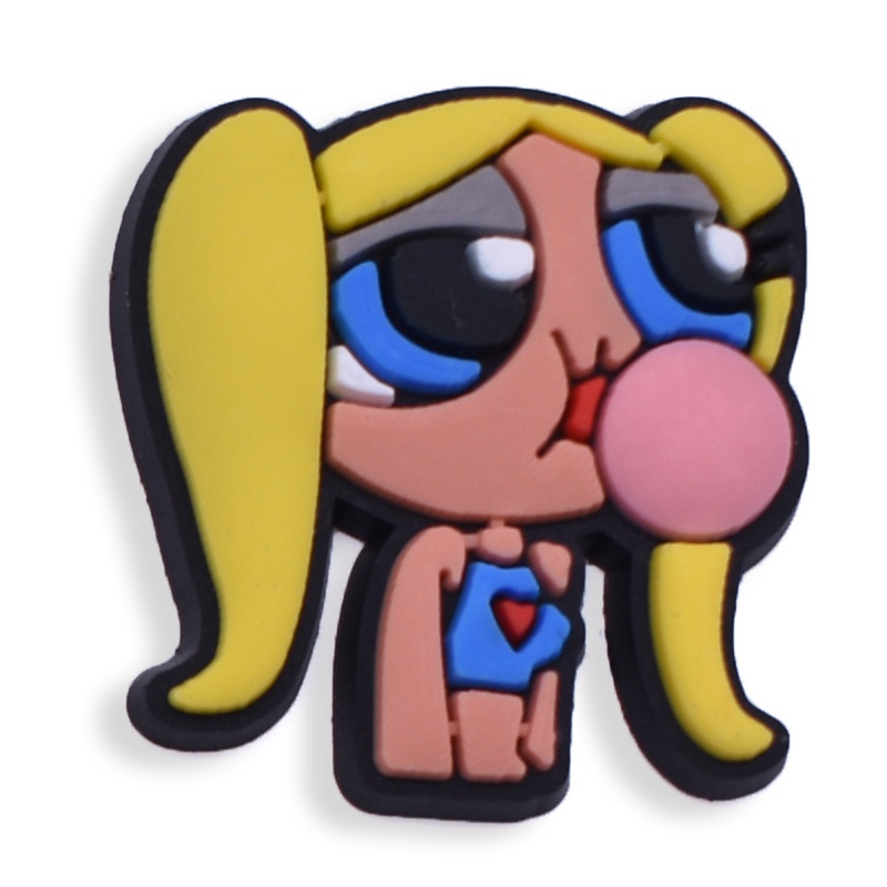 Phụ Kiện Trang Trí Giày Hình Hoạt Hình Powerpuff Girls Mỹ Cho Nữ ...