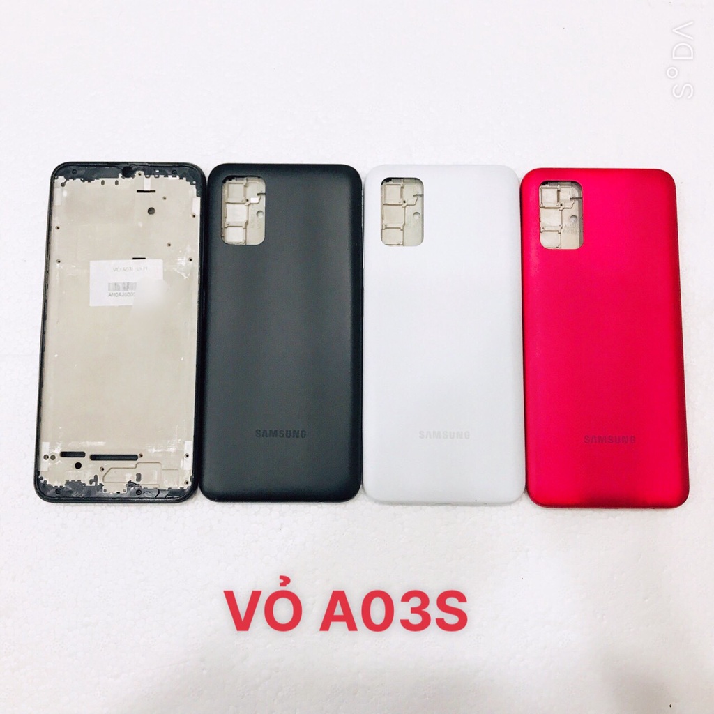 Lưng vỏ samsung a03s, khung sườn, benzen, vỏ bộ, nắp lưng, lưng nhựa ...