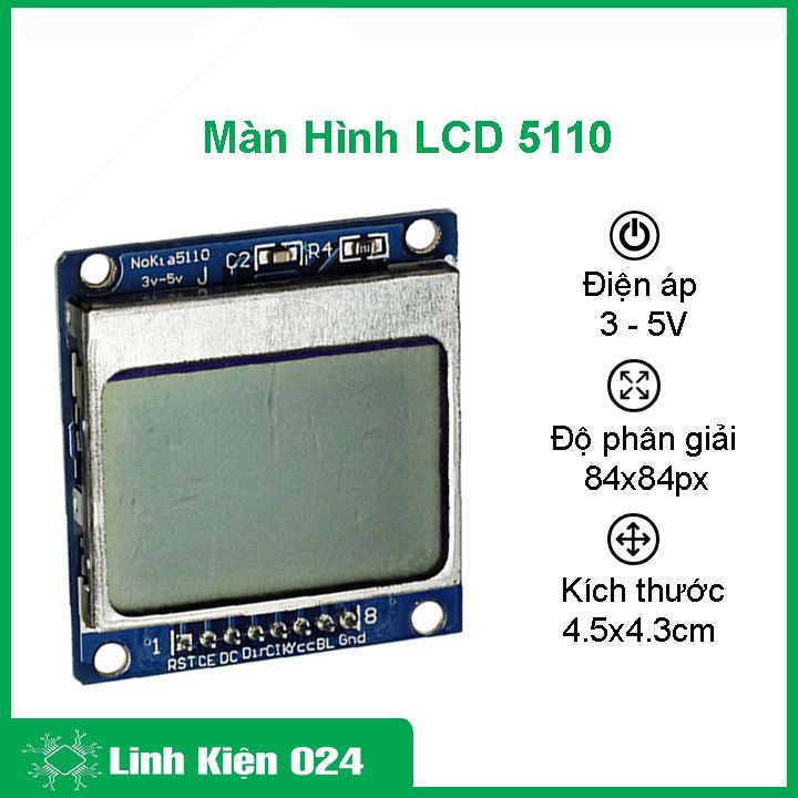 Màn hình LCD 5110, màn hình nokia LCD5110 | Shopee Việt Nam
