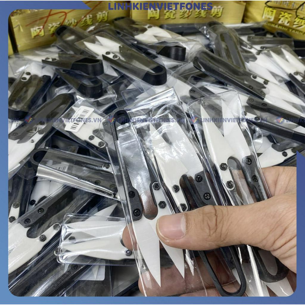 Kéo sứ ceramic kỹ thuật, cắt cellpin cắt cáp bao êm, bao an toàn, chống ...