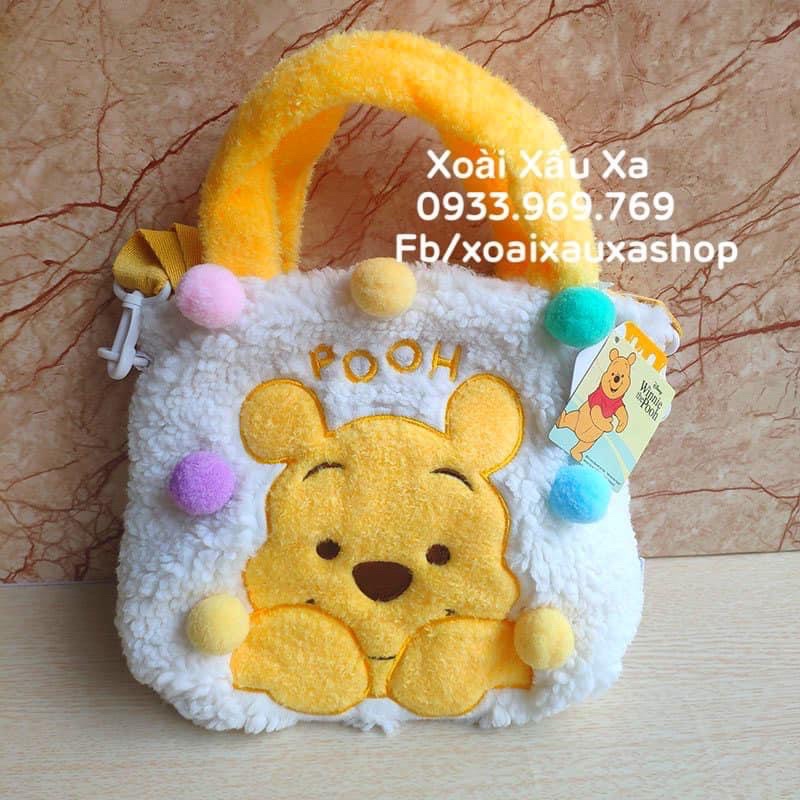 túi xách gấu bông winnie the pooh có quai xách siêu xinh | Shopee Việt Nam