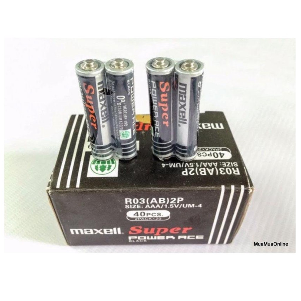 Bộ 8 Viên Pin Tiểu Maxell Super AAA (3A) 1.5V | Shopee Việt Nam