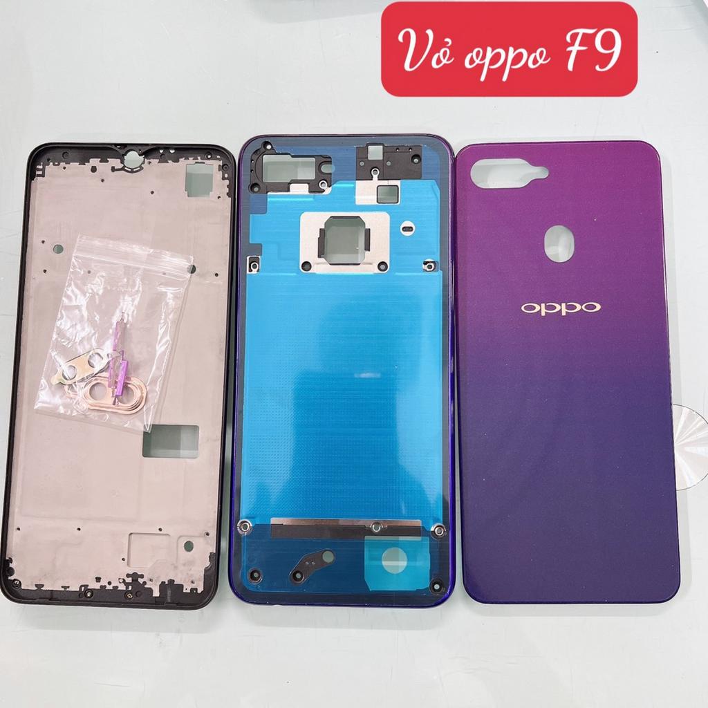 Lưng vỏ oppo F9, F9 pro, CPH1823, CPH1881, CPH1825, nắp lưng, lưng pin, khung nhựa, benzen, sườn ...