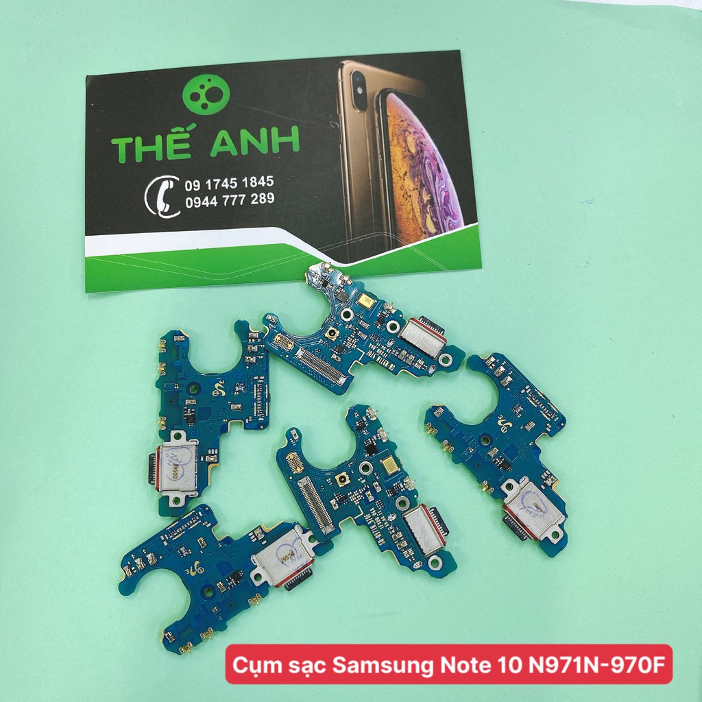 Cụm sạc Samsung Note 10 ( mic , tai nghe ) , mạch sạc SM-N971N dùng ...