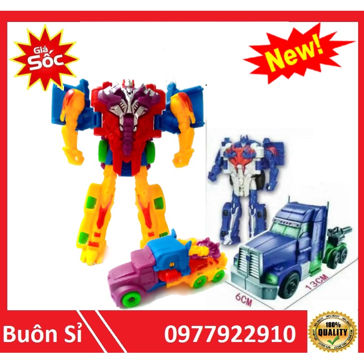 Robot biến hình xe đầu kéo mô phỏng optimus | Shopee Việt Nam