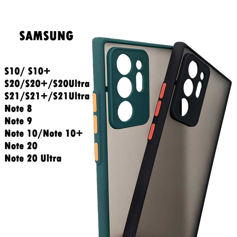 Ốp lưng nhám chống bám vân tay S10/ S10 Plus/ Note8/9/10/ Note 10 Plus/ S20/ S20 Plus/ S20 Ultra ...