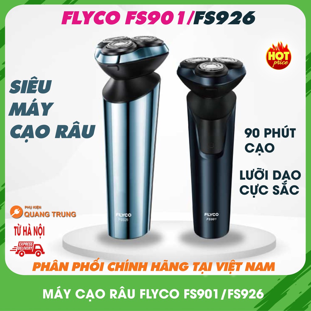 Máy cạo râu Flyco FS901 và Flyco FS926 đẳng cấp máy cạo râu 2021 | Shopee Việt Nam