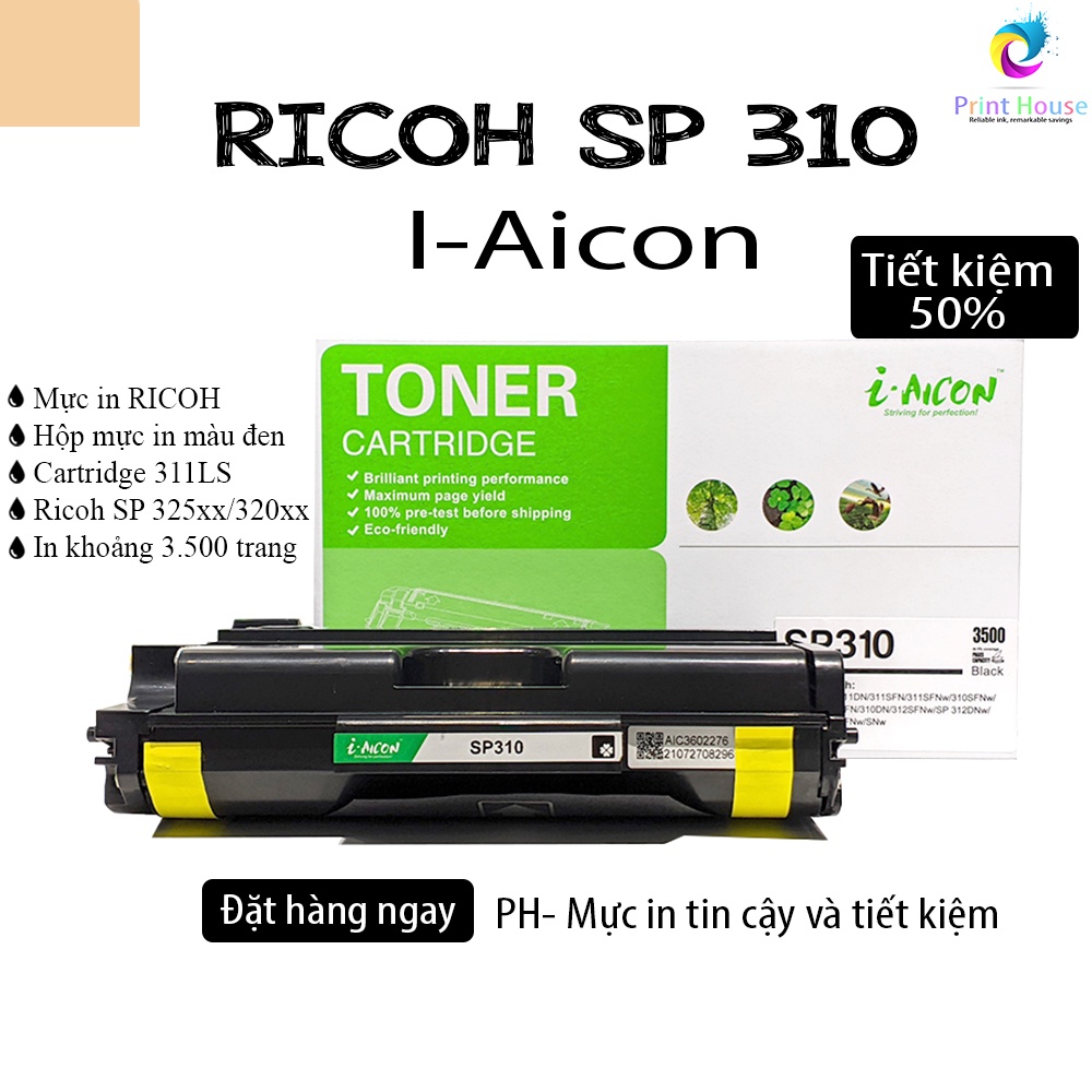 Hộp mực Cartridge Ricoh sp310 dùng cho máy in Ricoh SP 325xx/320xx dung ...