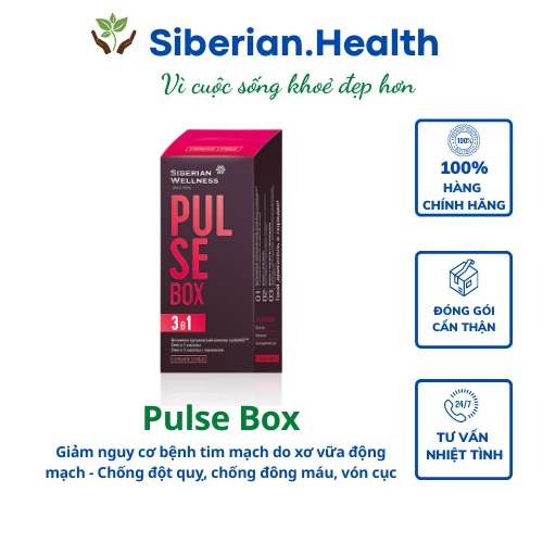 Date 2/2026 Pulse Box - Giảm nguy cơ bệnh tim mạch do xơ vữa động mạch - Chống đột quy, chống ...