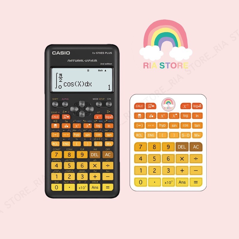 Skin dán phím máy tính casio 570-2nd | Shopee Việt Nam