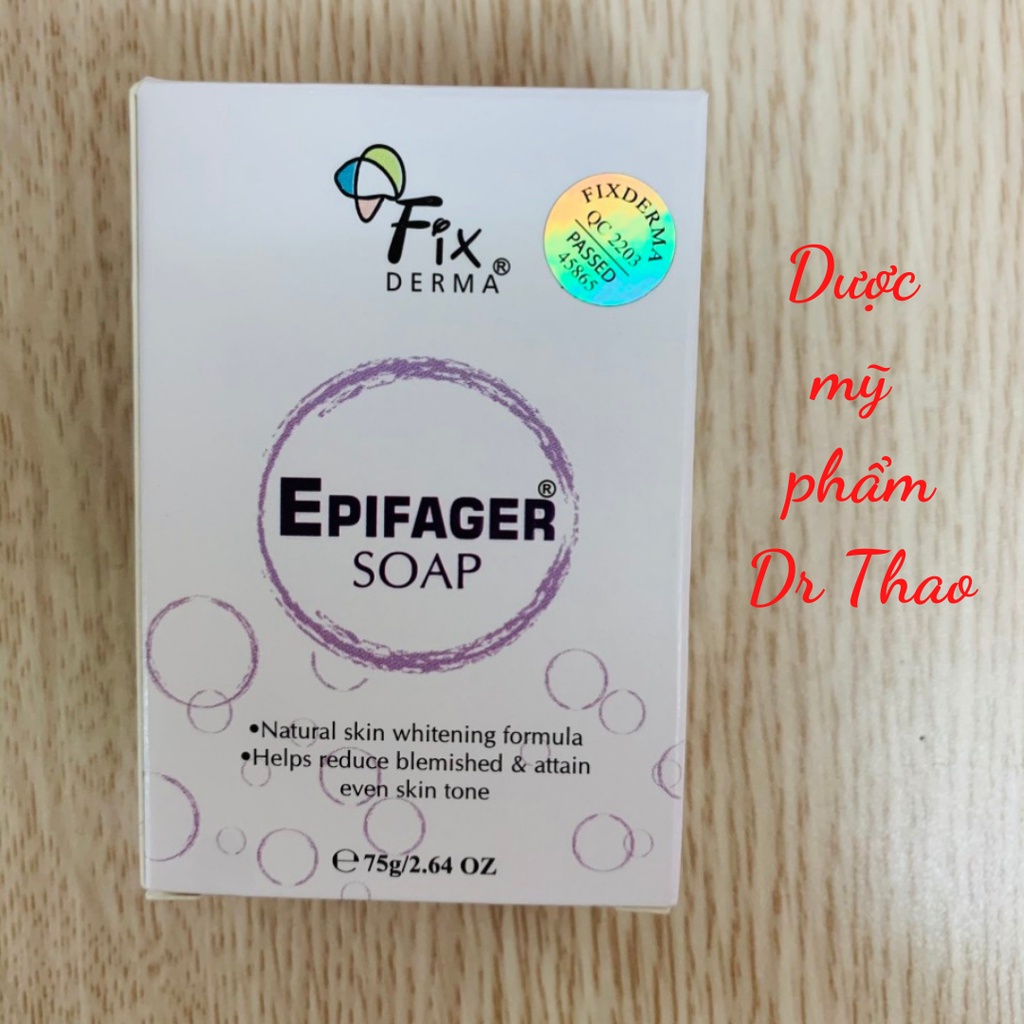 (CHÍNH HÃNG) Xà Phòng Trắng Sáng Da Mờ Thâm Nám Fixderma Epifager Soap ...