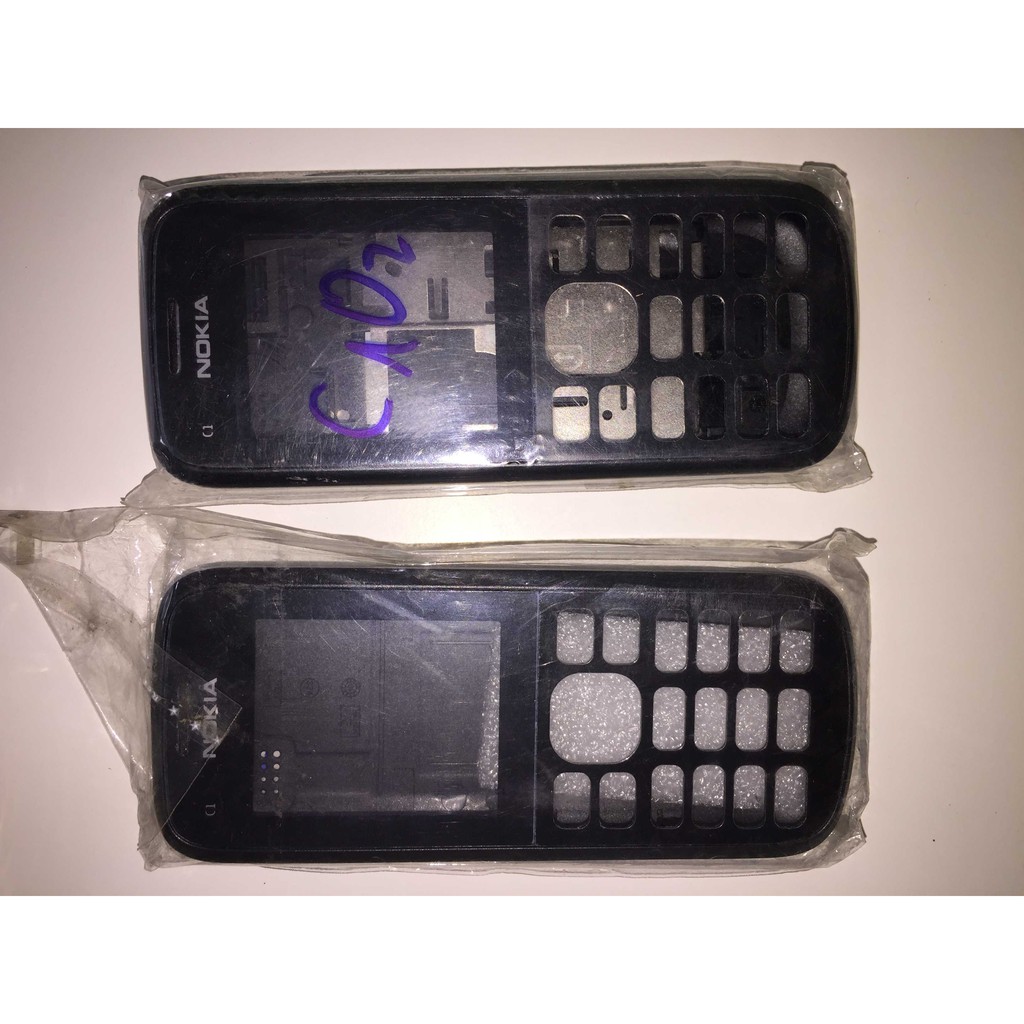 vỏ , phím nokia c1-02 mặt trước nắp sau(mt-ns) và loại có xương, phím ...