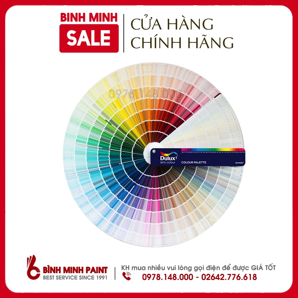Cây Quạt Màu Sơn Dulux CP5 Dành Cho Chuyên Gia Mới Nhất 2024, 2025 (2079 màu) | Shopee Việt Nam