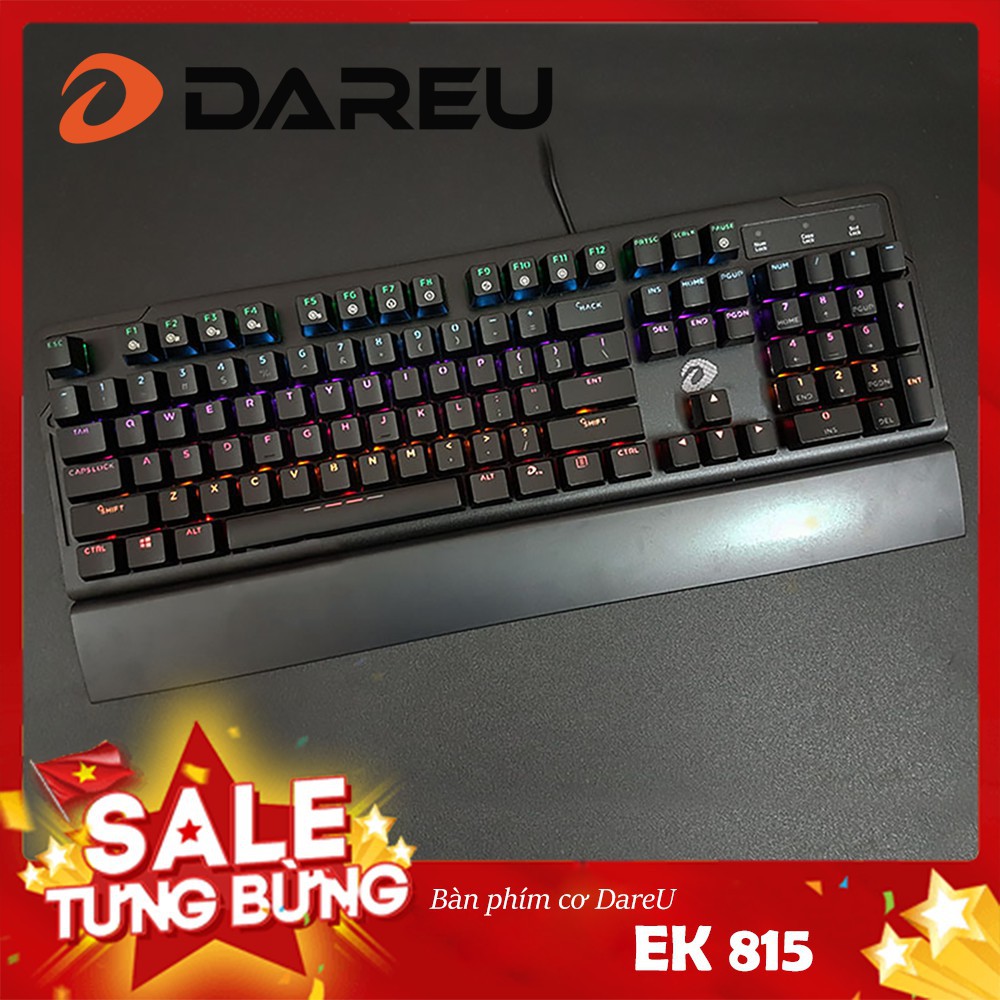 Bàn Phím Cơ DareU EK815 Black BH 2 Năm Chính Hãng (Blue/ Brown/ Red D Switch) | Shopee Việt Nam