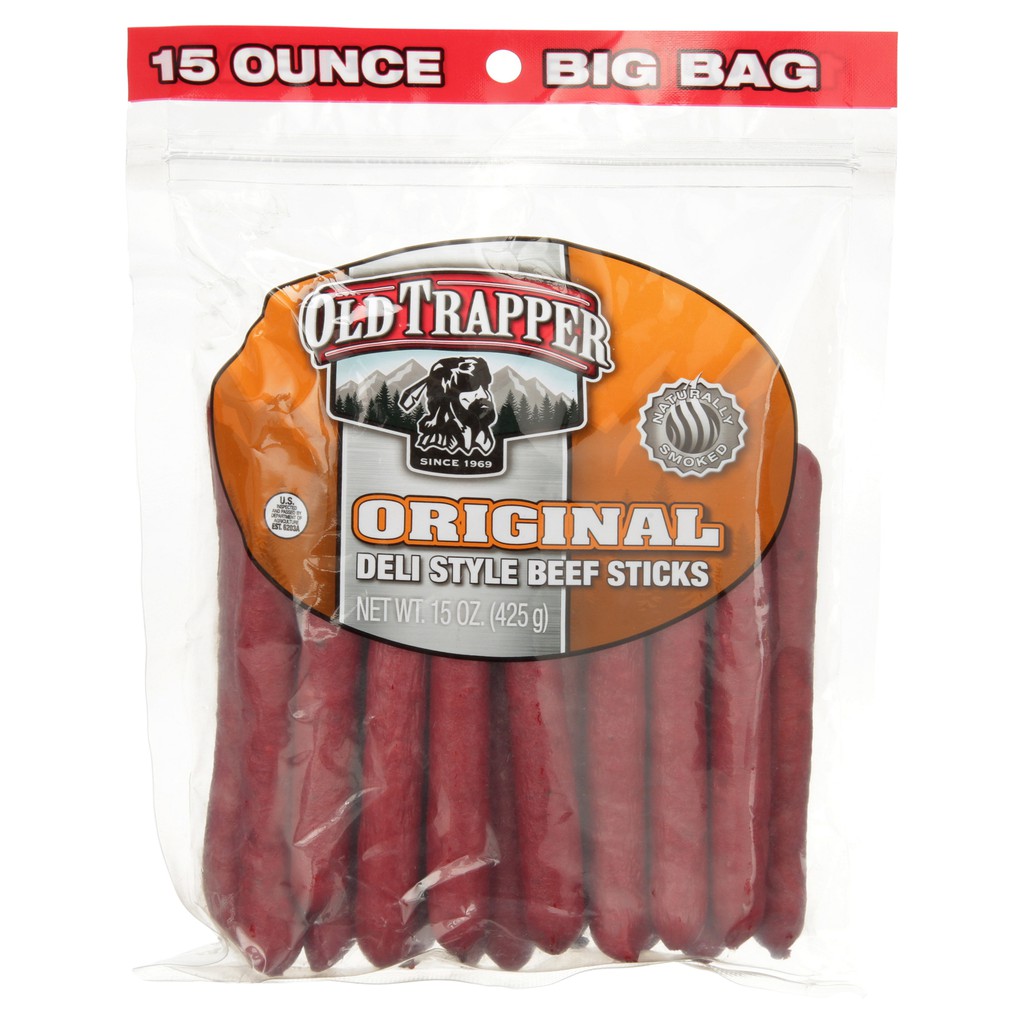 " Bill - USA" Old Trapper BÒ CÂY BEEF STICKS 🇺🇸 | Shopee Việt Nam