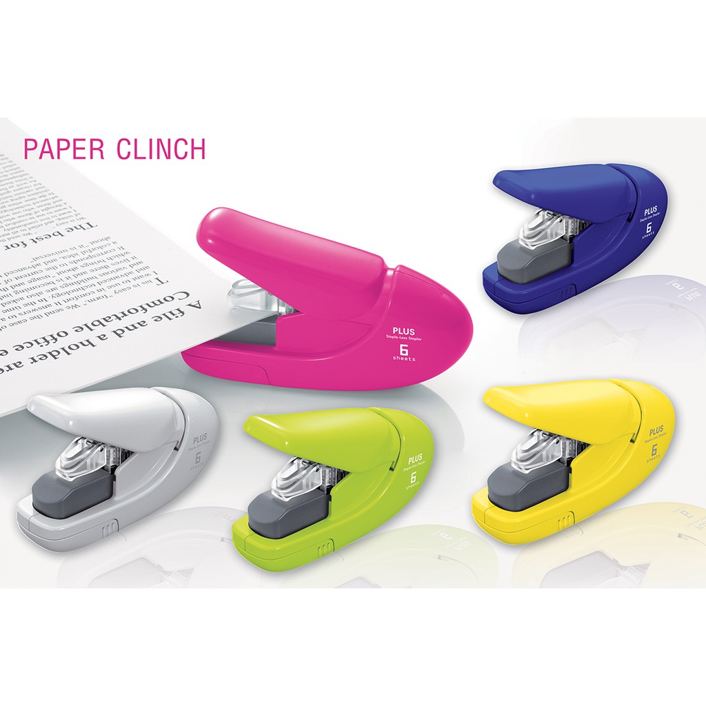 Bấm Không Dùng Kim Plus PAPER CLINCH (Bấm 5 tờ) | Shopee Việt Nam