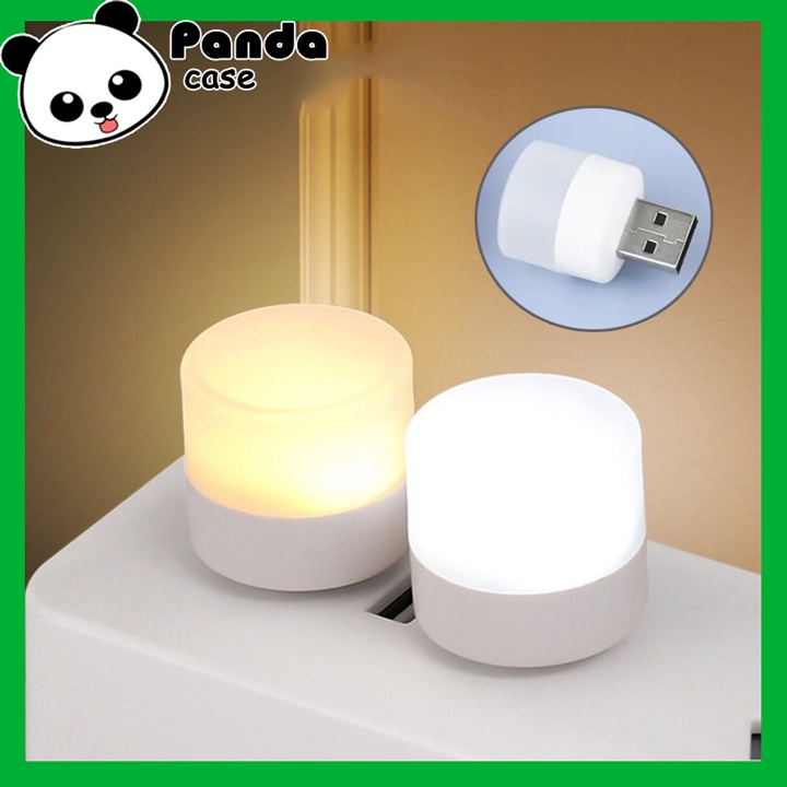 Đèn LED mini chân sạc USB 5V, 1W làm đèn ngủ, đọc sách, trang trí siêu tiện dụng - Panda Case ...