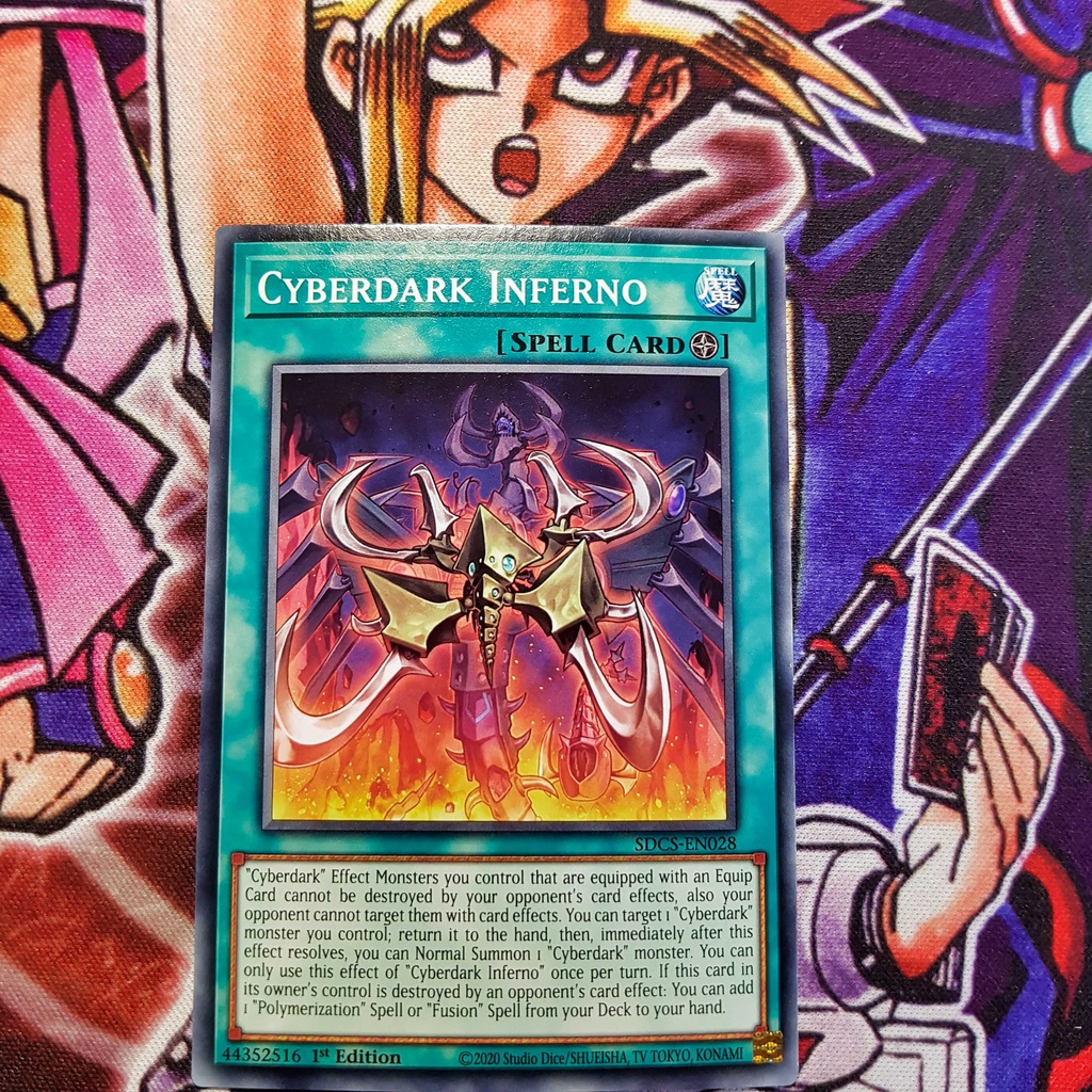 Thẻ bài Yugioh chính hãng | Cyberdark Inferno | SDCS Common | Shopee ...