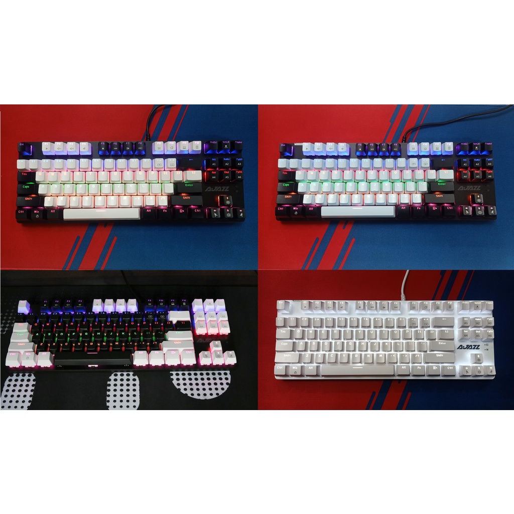 Phím cơ Ajazz AK40 mix màu | Shopee Việt Nam