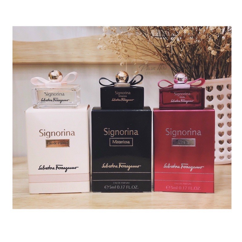 (Chính Hãng) Nước Hoa Mini Signorina Salvadore Ferragamo EDP - 5ml ...
