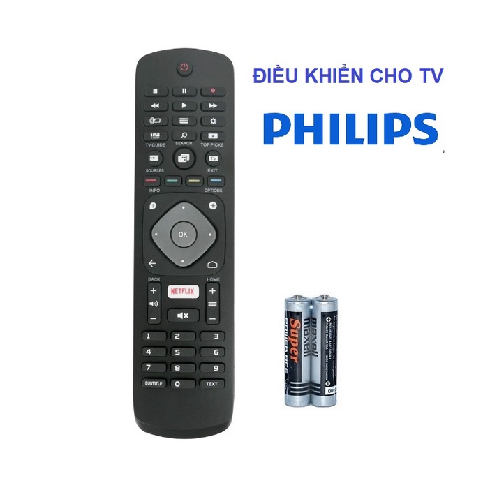Remote Thay Thế Điều Khiển Tivi PHILIPS Internet Smart TV Netflix Kèm ...