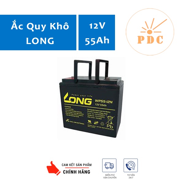 Ắc Quy LONG 12V 55Ah WP55-12N, Sử Dụng Cho UPS - Hàng Chính Hãng | Shopee Việt Nam