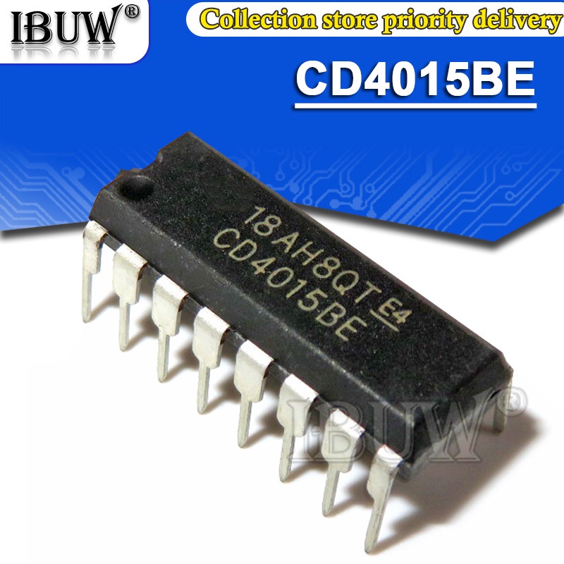 Bộ 10 Linh Kiện Điện Tử CD4015BE DIP16 CD4015 DIP-16 DIP CD4015BD ...