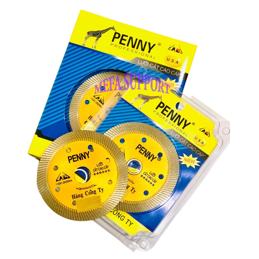 (Hộp 10 lưỡi) Lưỡi cắt gạch đa năng Penny hàng cao cấp 110 (2 màu vàng ...