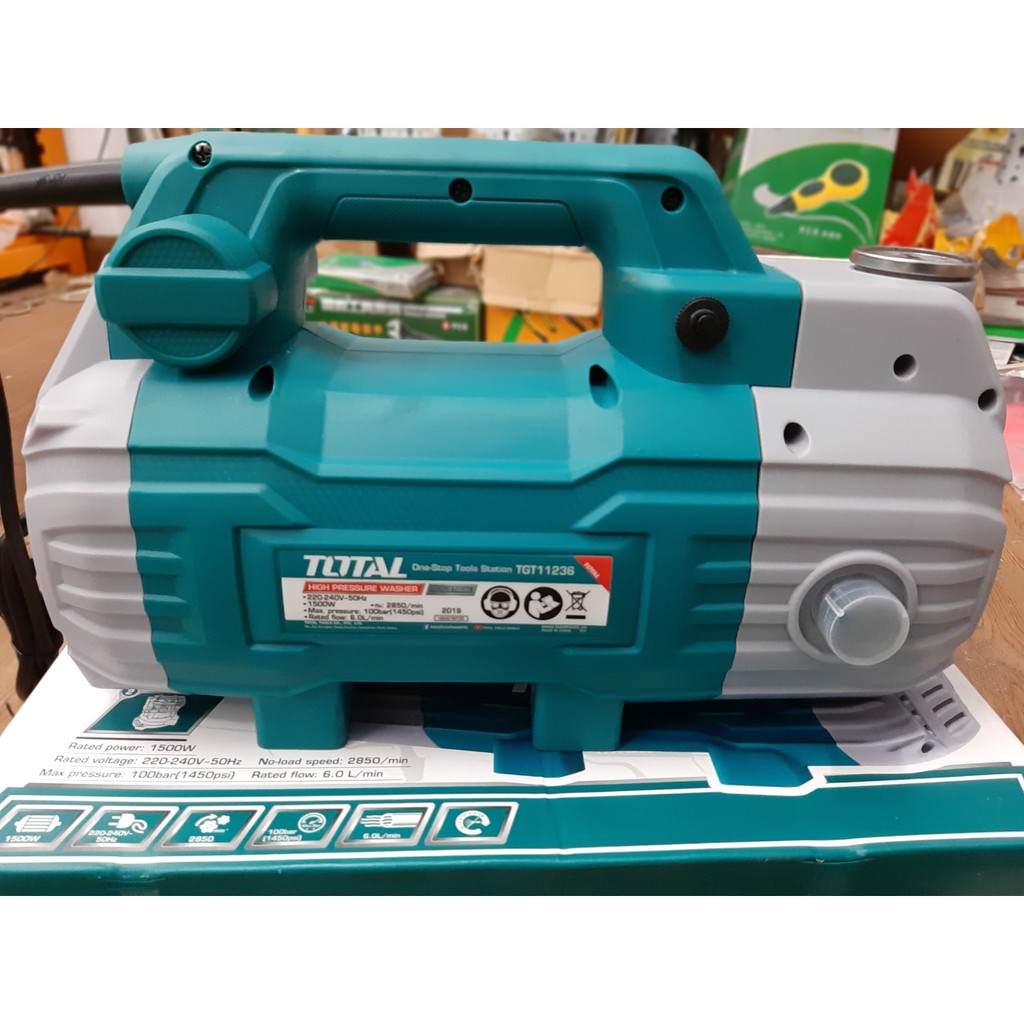 Máy xịt rửa xe 1500W Total TGT11236 | Shopee Việt Nam