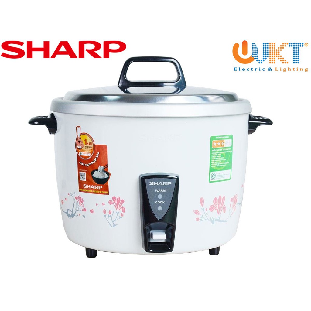 Nồi cơm điện nắp rời Sharp 3.8 lít KSH-740V (D40V) | Shopee Việt Nam