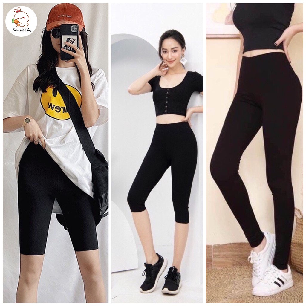 Quần Legging Ngố , Lửng, Short , Dài Nâng Mông Cạp Cao Xuất Hàn Siêu ...