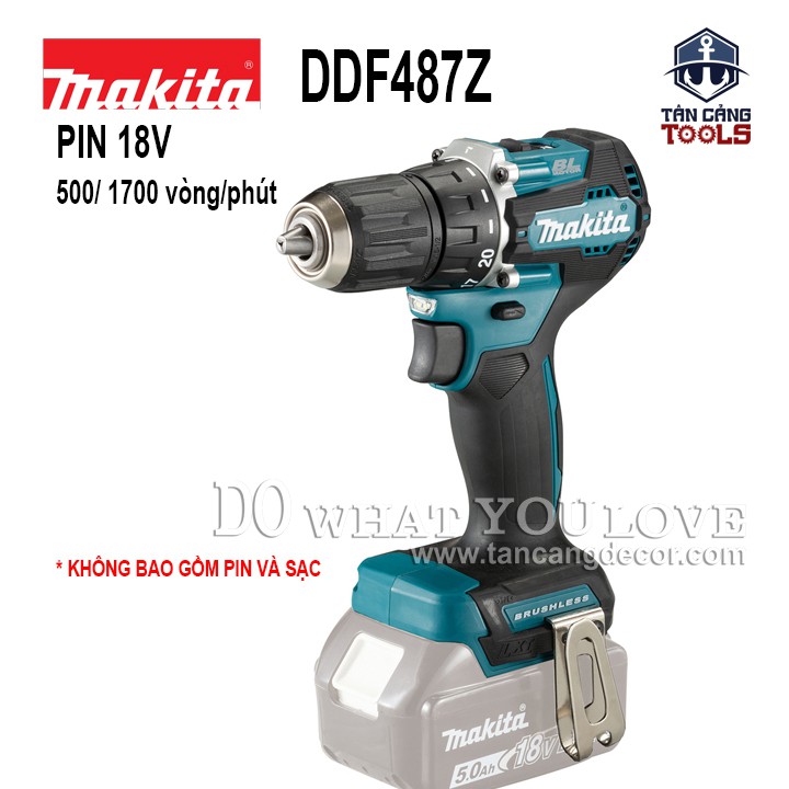 Máy Khoan Vặn Vít Dùng Pin Makita 18V DDF487Z ( Thân Máy ) | Shopee Việt Nam