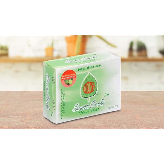 Bột sủi thanh nhiệt Sensa Cools (6 gói/hộp) | Shopee Việt Nam