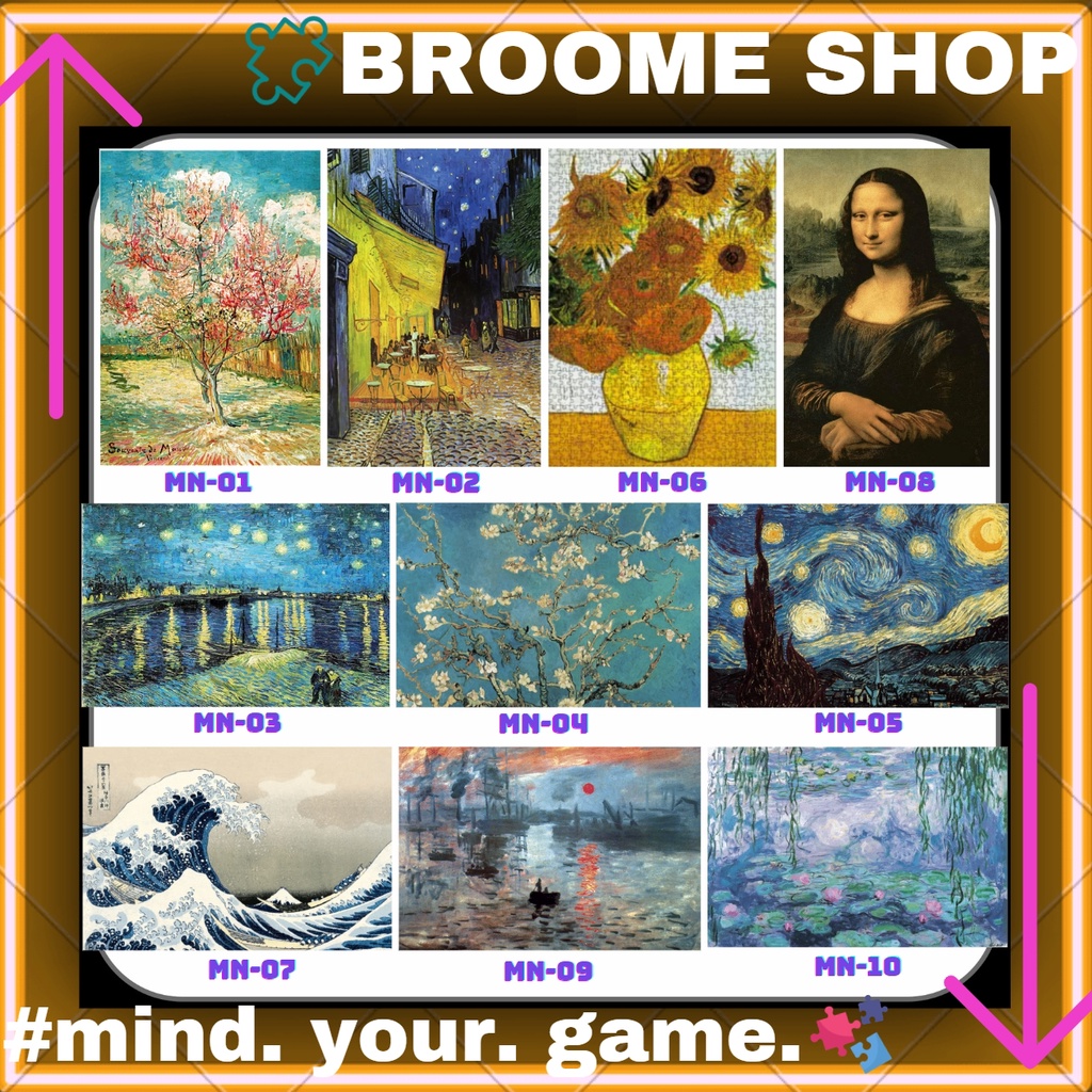 Mini Puzzle Van Gogh 150pcs Bộ tranh xếp hình 150 miếng tranh xếp hình ...
