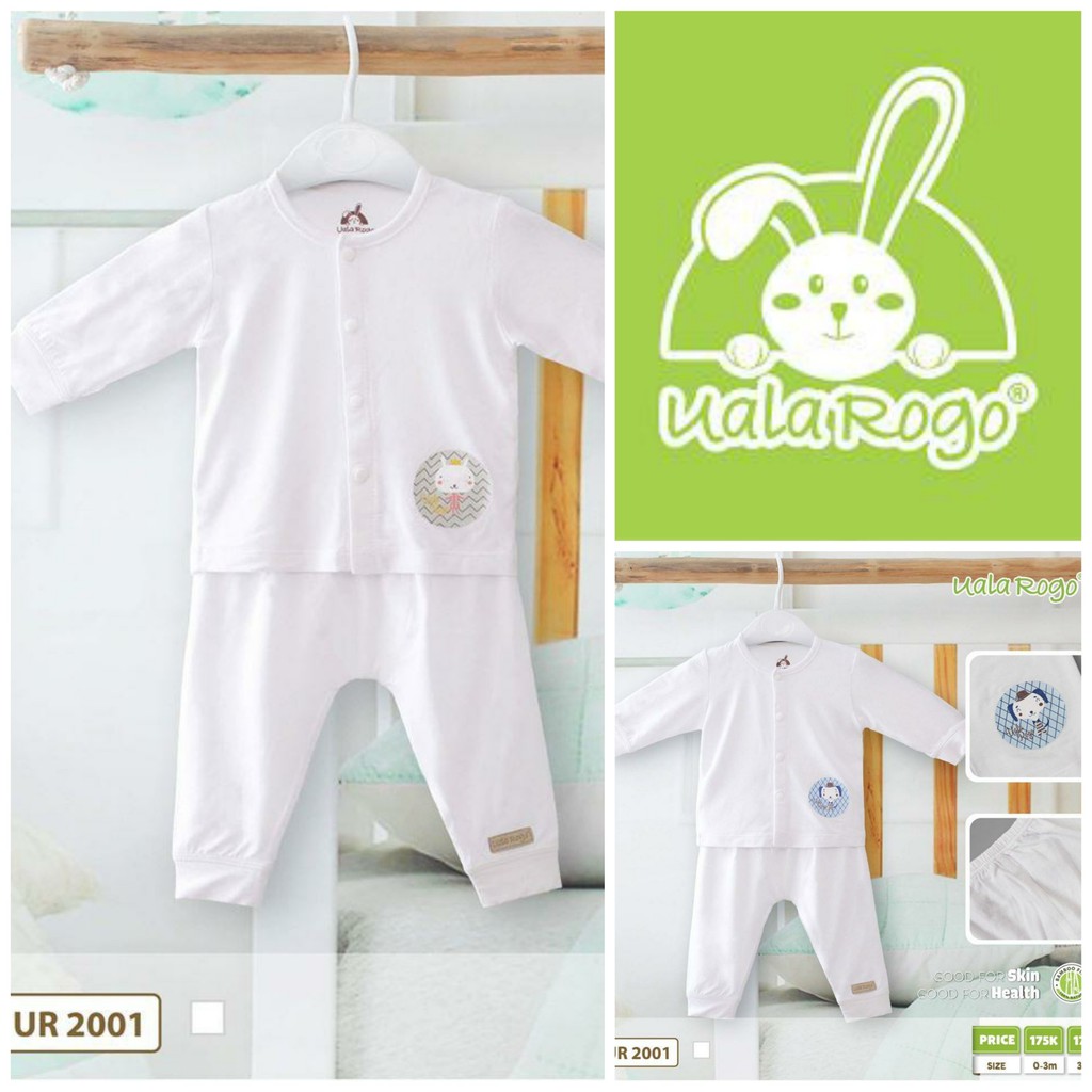 UR2001-Bộ cài giữa Bamboo sơ sinh Uala Rogo | Shopee Việt Nam