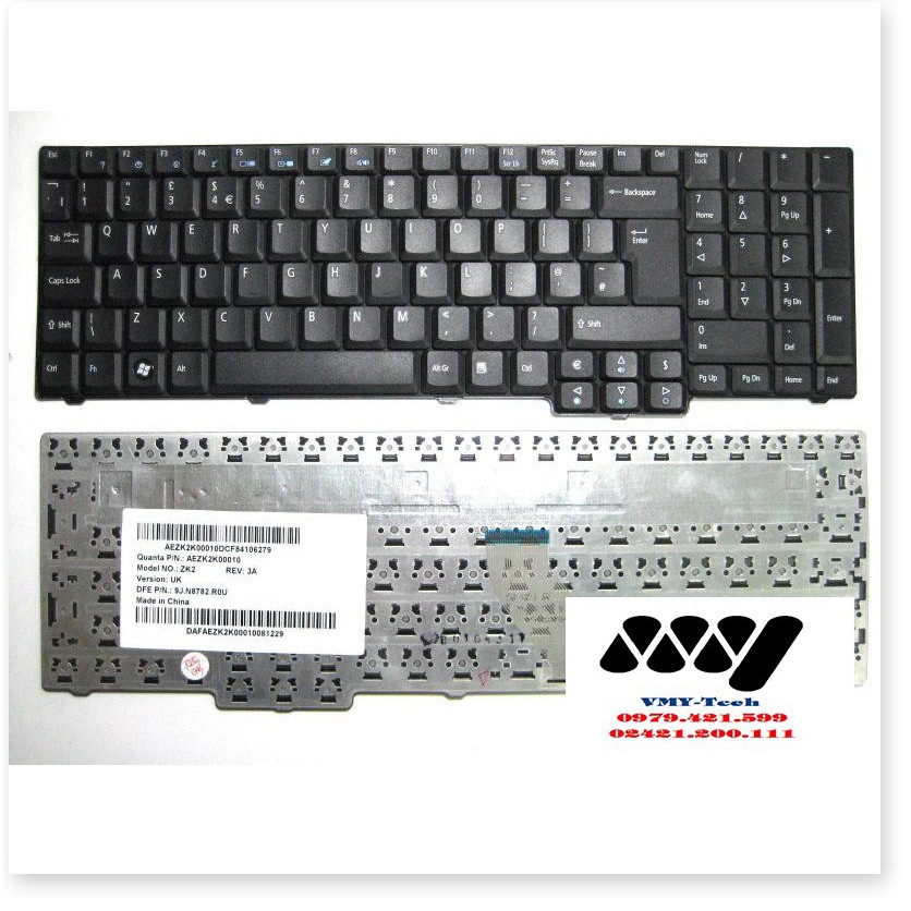 [ PHỤ KIỆN LAPTOP ] Bàn phím Acer Aspire 5735 5737 5735Z 5739G | Shopee ...