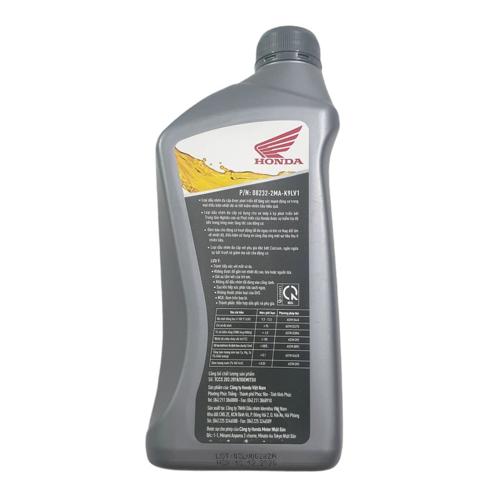 Dầu NHỚT Dầu Nhờn XE SỐ HONDA SL10W-30 1l2 Chính Hãng Winner Sonic ...