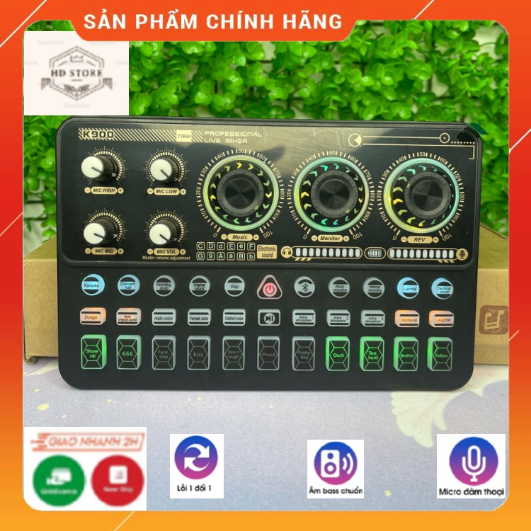 Sound Card K900 Thế Hệ Mới Nhất Âm Thanh Hay Cực Đỉnh, Livestream ...