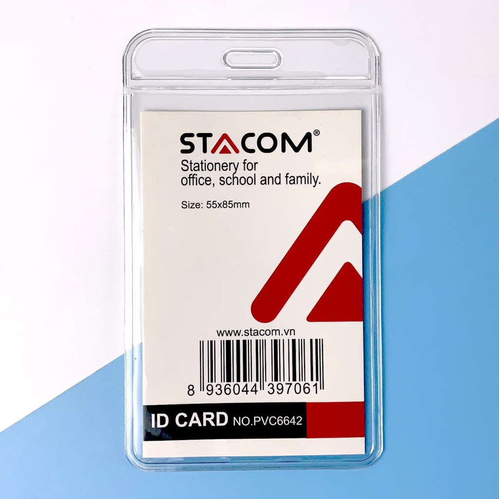 Thẻ đeo bảng tên KT 50*90mm STACOM - PVC6642 | Shopee Việt Nam