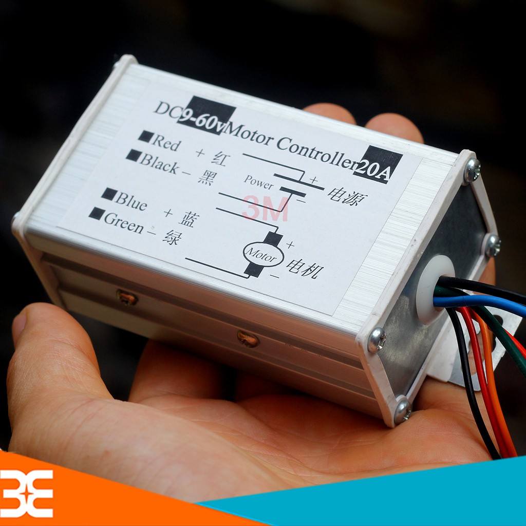 Module Điều Khiển Tốc Độ Động Cơ DC PWM 9-60V 20A 1200W 25Khz | Shopee ...
