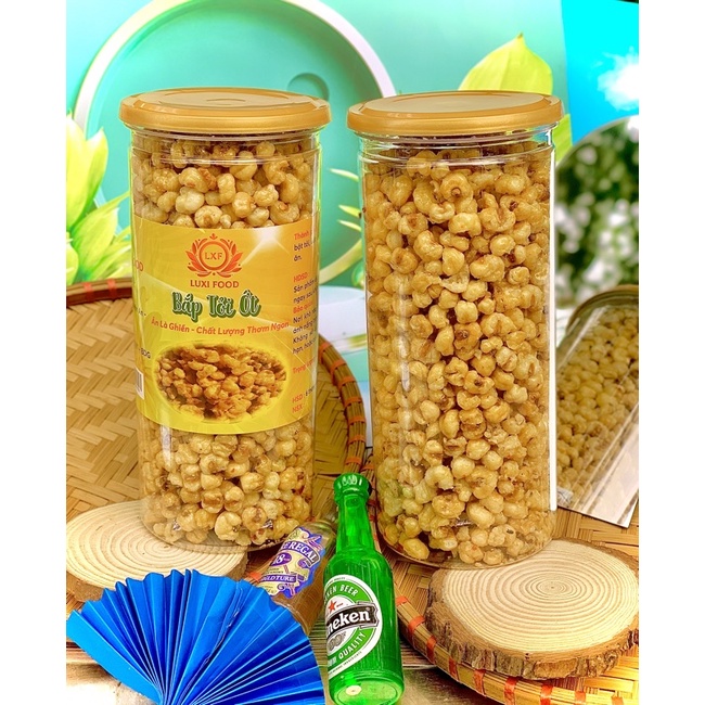 Combo 2 Hũ Bắp rang tỏi ớt siêu ngon Hũ 350gr. Ăn Vặt Tuổi Thơ. Giòn ...