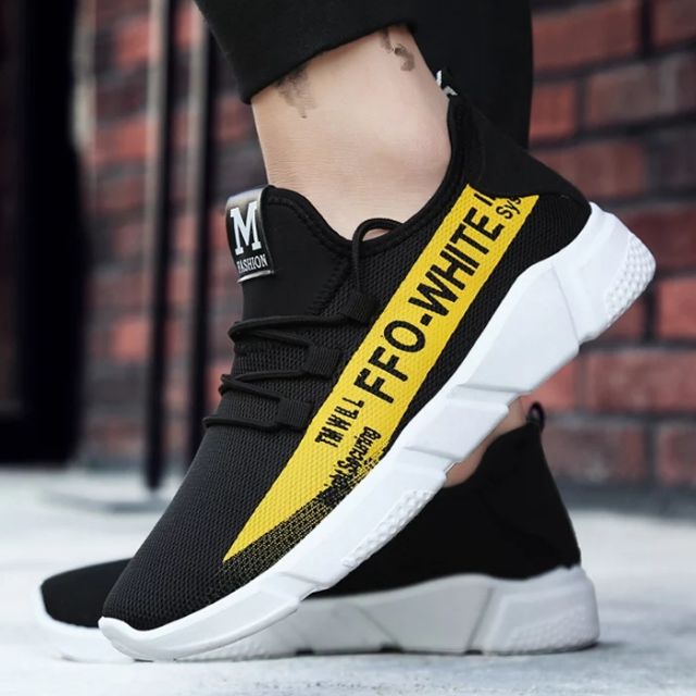 giaysneaker nam thoi trang bagiay sneao an 3189-1861 ( vang xanh xam do ...