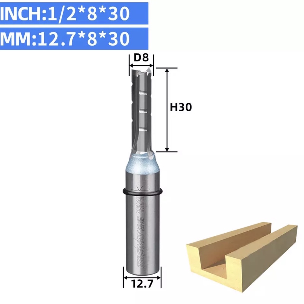 Mũi phay CNC cắt gỗ dao phay 3 cánh , 2 me thẳng và Xoắn TCT Tideway 3 ...