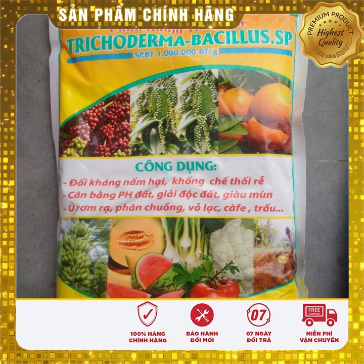 Chế phẩm sinh học Nấm TRICHODERMA-BACILLUS.SP ( 1kg) | Shopee Việt Nam